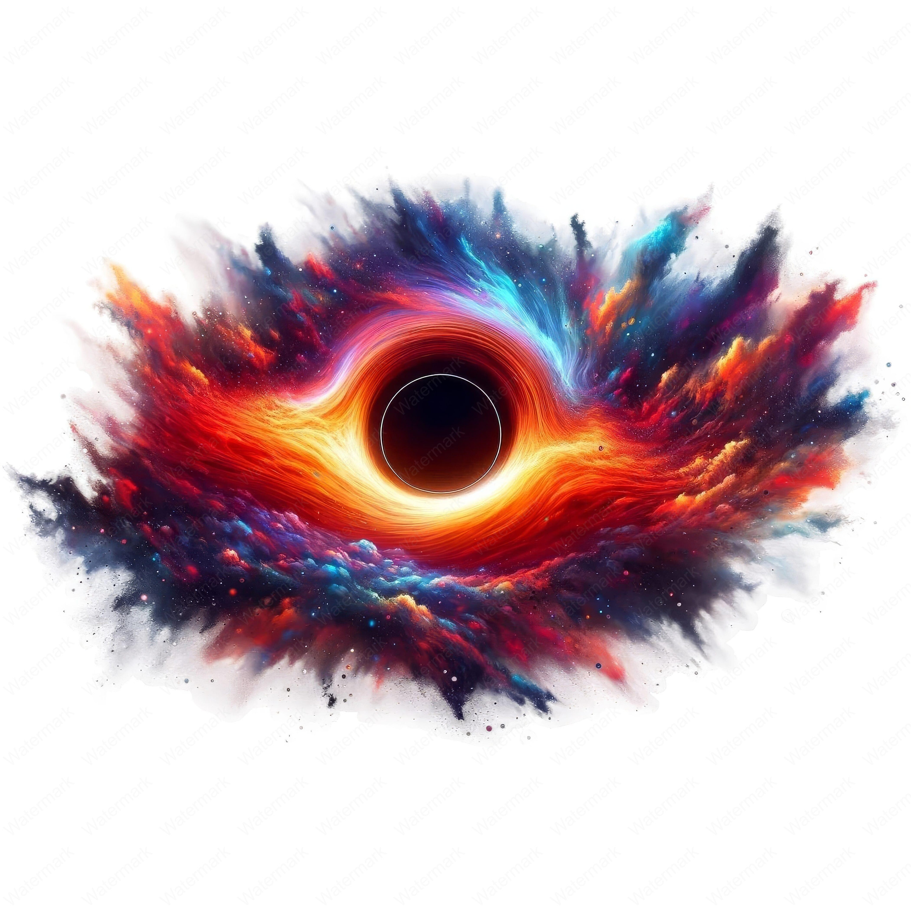Cosmic Black Hole Clipart Bundle | High-quality Space Art (digital ...