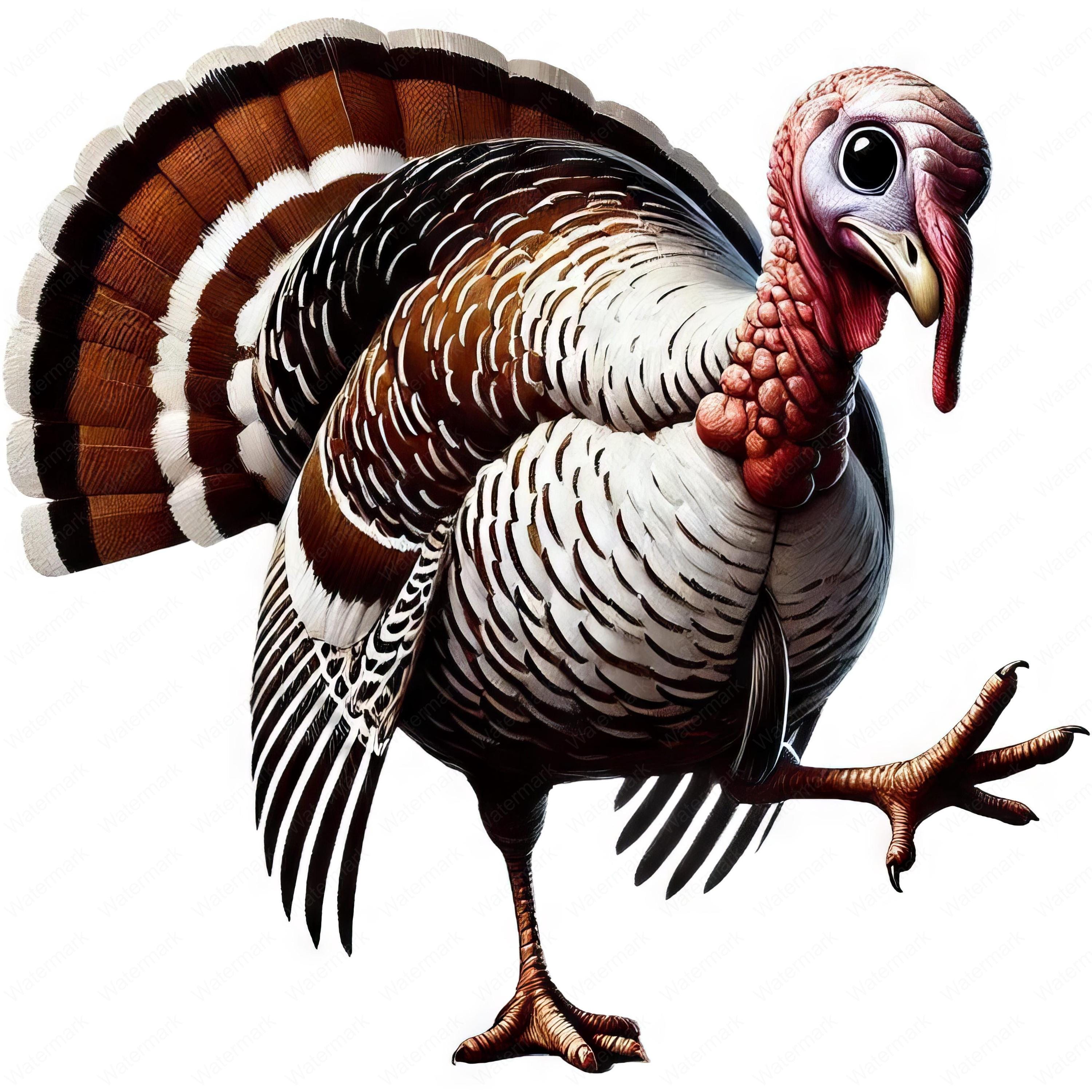 Rustic Turkey Clipart Bundle: Farmhouse Style Designs (digital Download ...