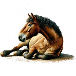 Farm Horse Clipart | Rustic Farm Horse Clipart Bundle | 10 High-quality ...