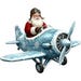 Santa Airplane Clipart: Holiday PNG Bundle (digital Download) - Etsy