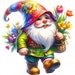 Spring Gnome Clipart Spring Gnome Clipart Bundle 01 10 High-quality ...