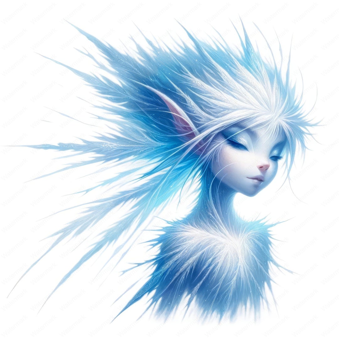 Ice Sprite Clipart | Enchanted Ice Sprite Clipart Bundle | 10 High ...