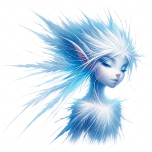 Ice Sprite Clipart Enchanted Ice Sprite Clipart Bundle 10 High-quality ...