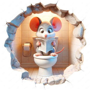 3D Mice Clipart Lifelike 3D Mice Clipart Bundle 10 High-quality Images ...