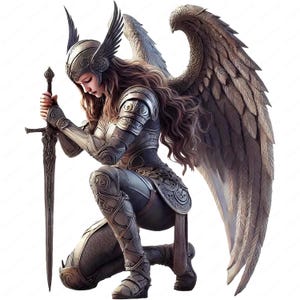 Valkyrie Clipart | Stunning Valkyrie Clipart Bundle | 10 High-quality ...