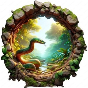 3D Snake Clipart Realistic 3D Snake Clipart Bundle 02 10 High-quality ...