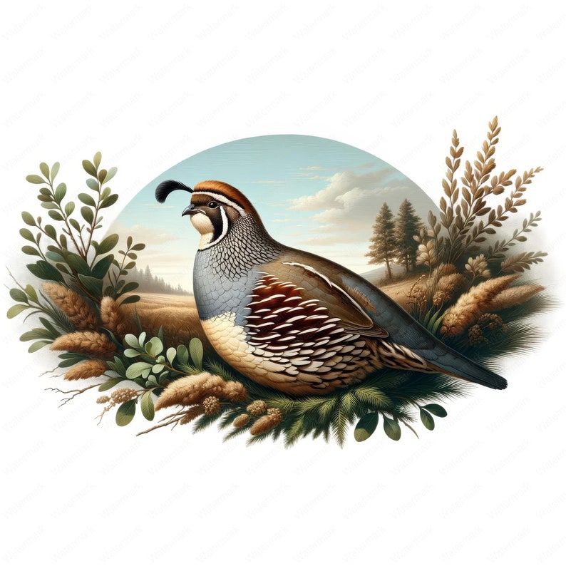 Cute Quail Clipart Bundle | High-quality Bird Art (digital Download) - Etsy