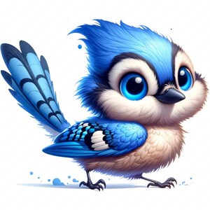 Cute Jay Clipart | Funny Jay Bird Clipart Bundle | 10 High-quality ...