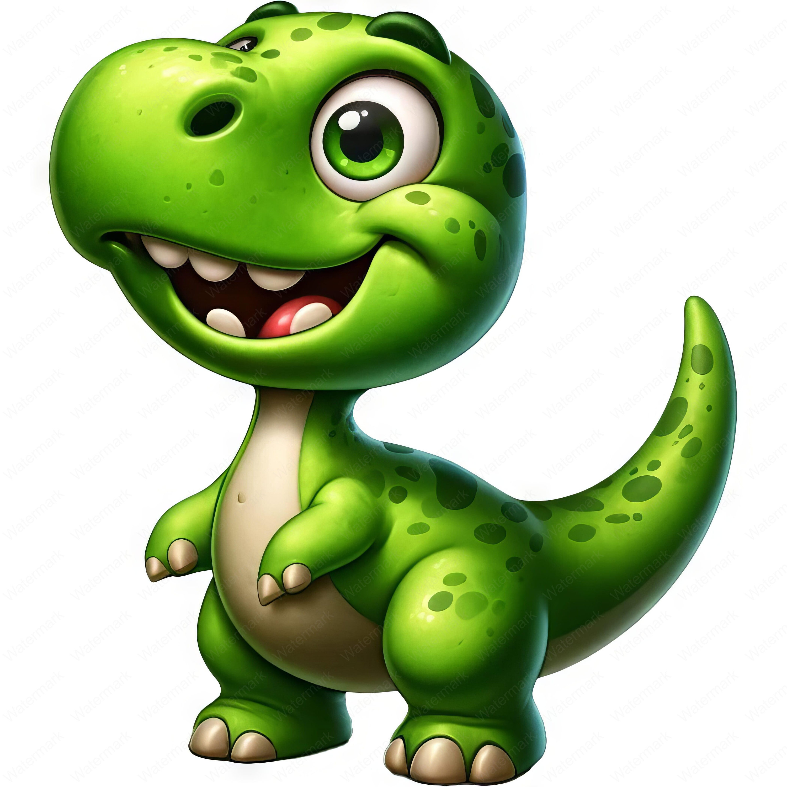 Cute Dinosaur Clipart Bundle | Children's Book Art (digital Download ...