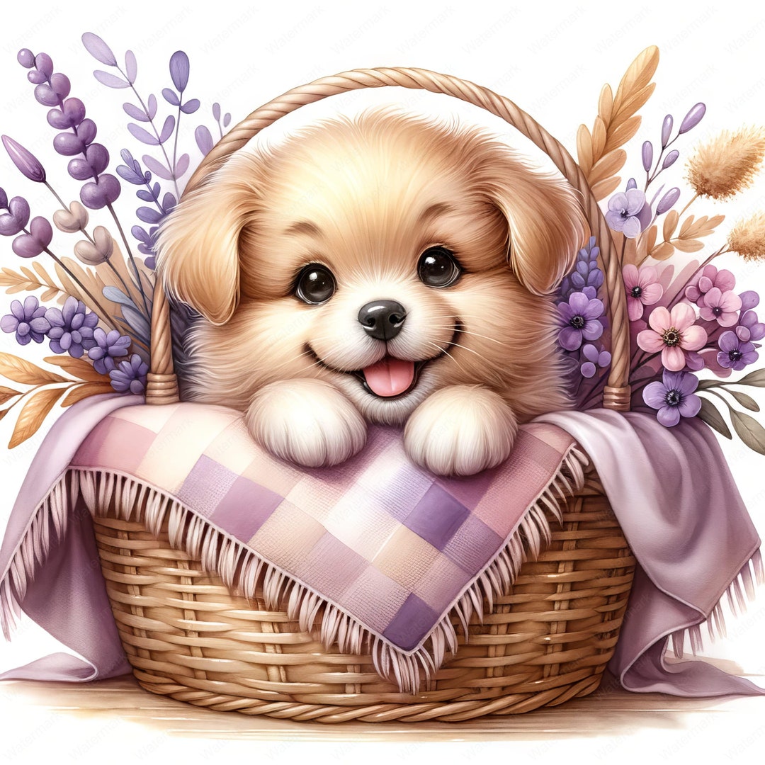 Happy Puppy Clipart 10 High-quality Images Cute Dog Illustrations ...