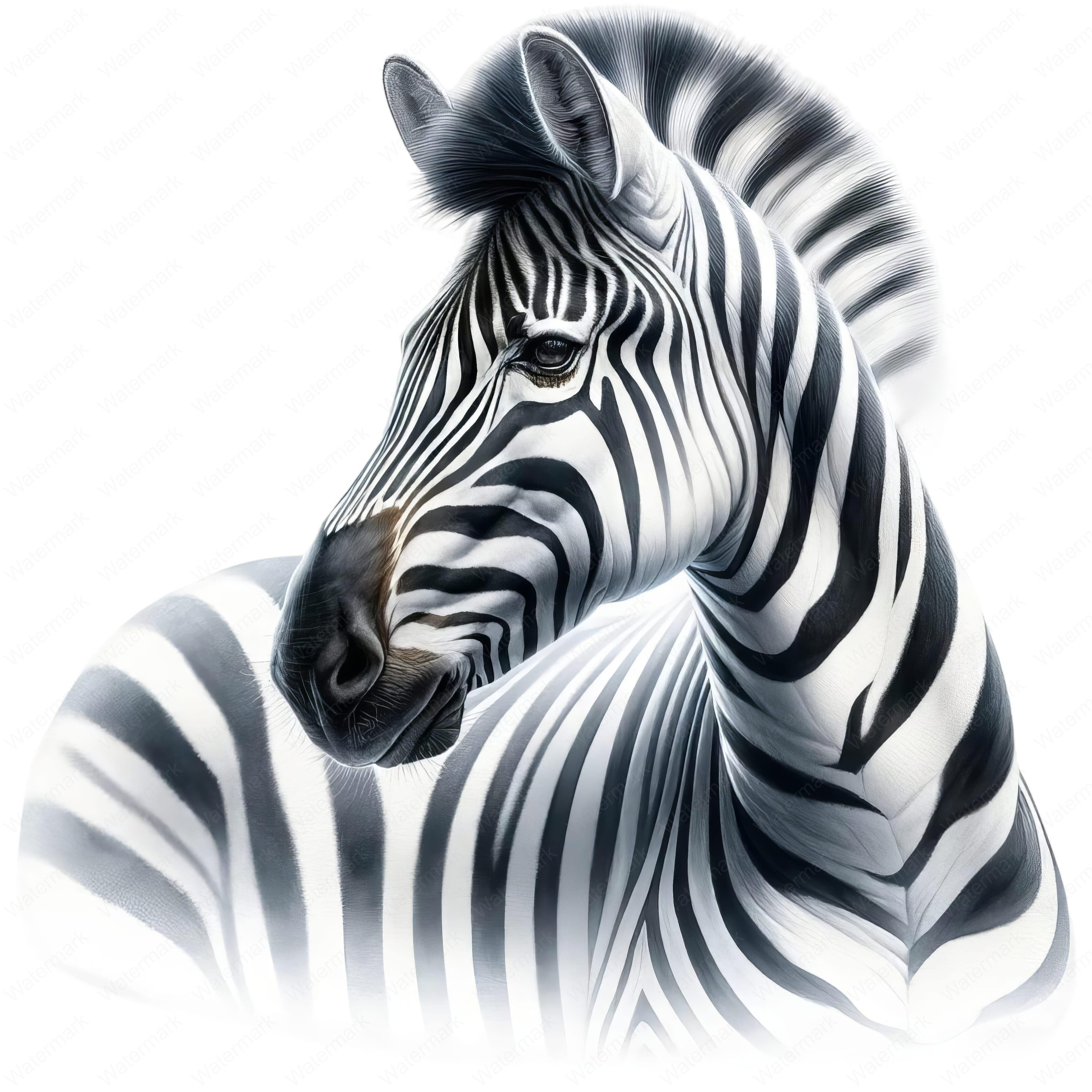 Zebra Clipart Bundle | Safari Animal Art, High-quality Designs (digital ...
