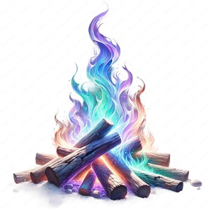 Magic Campfire Clipart | Enchanting Magic Campfire Clipart Bundle | 10 ...