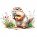 Cute Gopher Clipart Adorable Gopher Clipart Bundle 10 High-quality ...