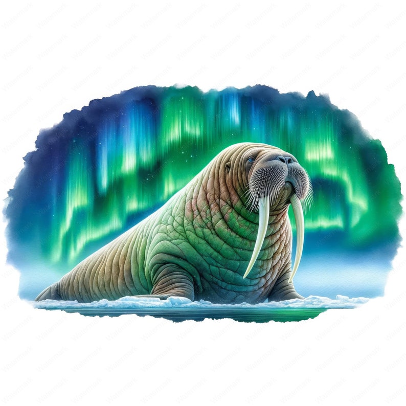 Walrus Clipart Bundle | High-quality JPG & PNG Designs (digital ...