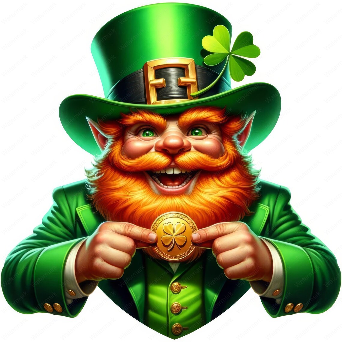 Funny Leprechaun Clipart Bundle: St. Patrick's Day Designs (digital ...