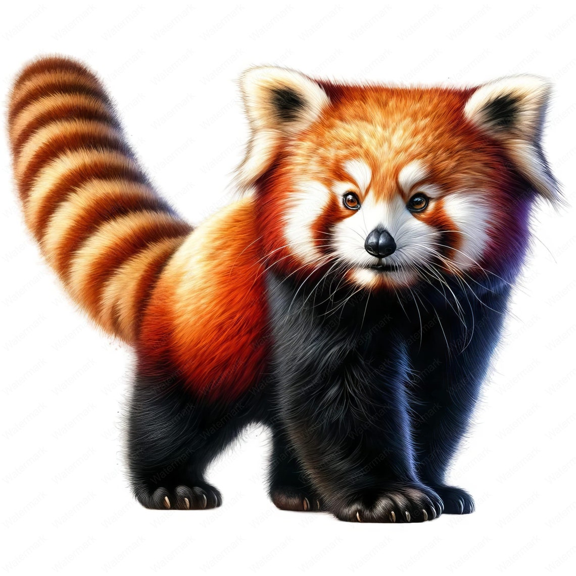 Red Panda Clipart Bundle: Forest Animal Art, Commercial Use (digital ...
