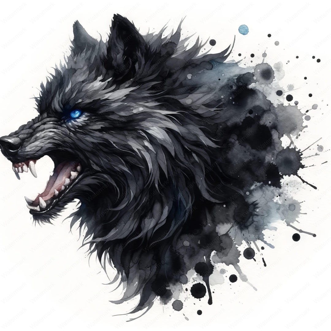 Enraged Wolf Clipart 10 High-quality Images Wildlife Art Furious Wolf ...