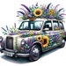 London Cab Clipart 10 High-quality Images Iconic Taxi Illustrations ...