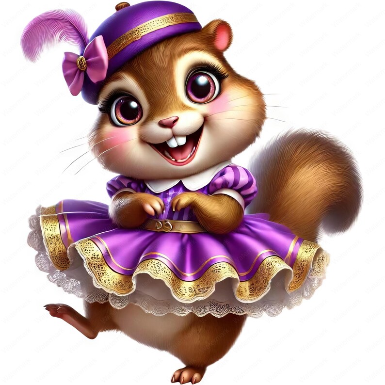 Adorable Gopher Clipart Bundle: Cartoon Animal Art (digital Download ...
