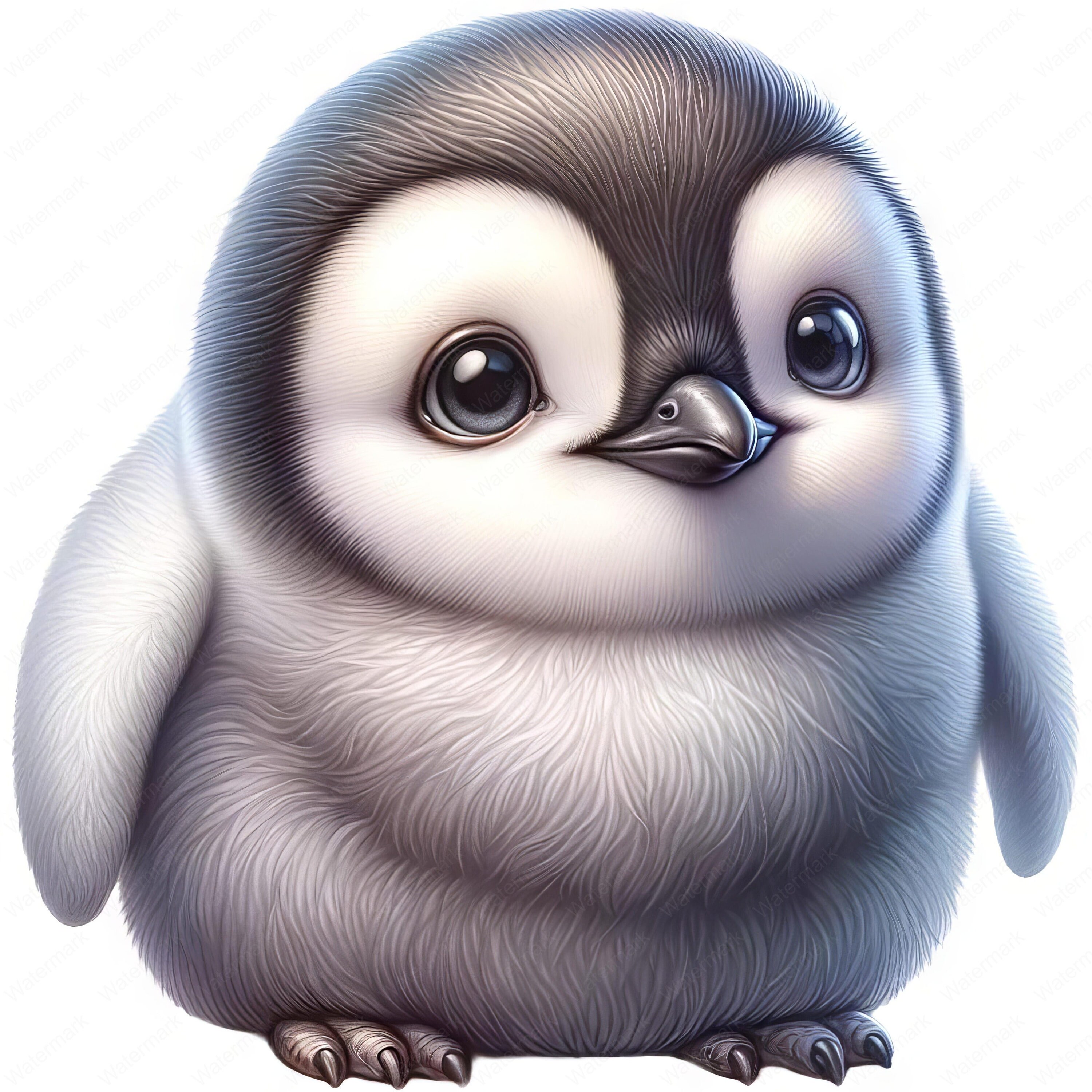 Baby Penguin Clipart Bundle: Nursery Art Printables (digital Download ...