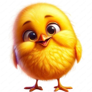 Easter Chick Clipart | Funny Easter Chick Clipart Bundle | 10 High ...