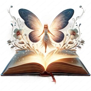 Fairy Tale Book Clipart: Elegant Fantasy Art (digital Download) - Etsy