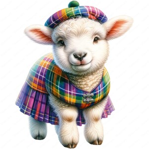 Scotland Sheep Clipart | Cute Scotland Sheep Clipart Bundle | 10 High ...