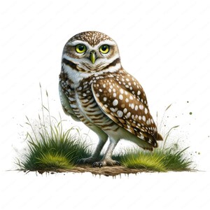 Burrowing Owl Clipart | Detailed Burrowing Owl Clipart Bundle | 10 High ...