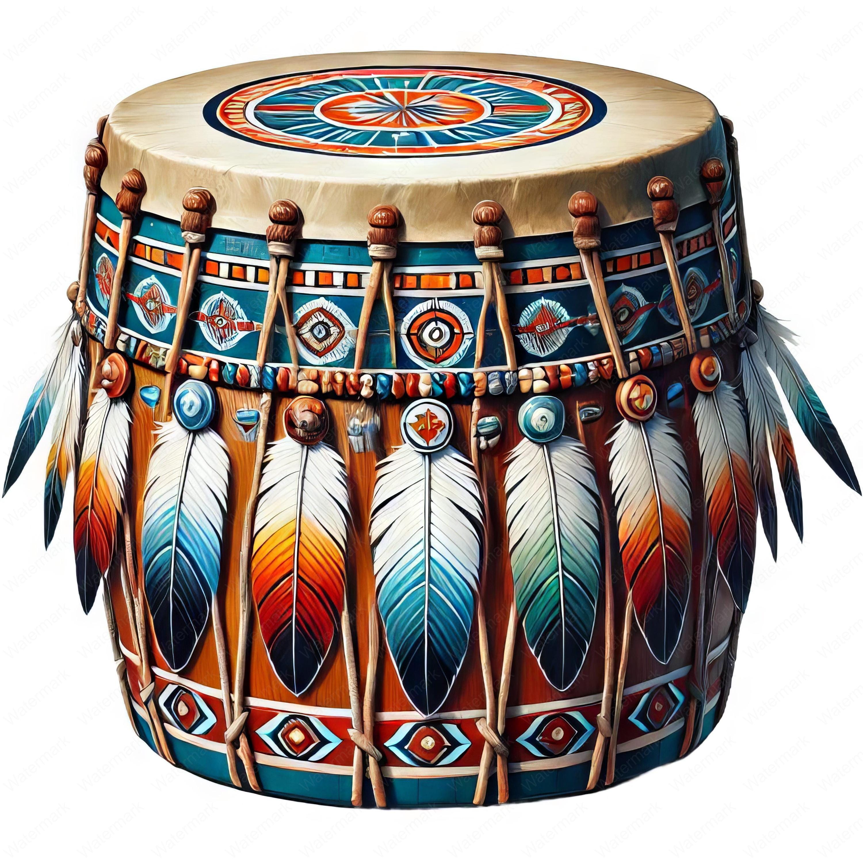 Tribal Drum Clipart Bundle: Native American Art (digital Download) - Etsy
