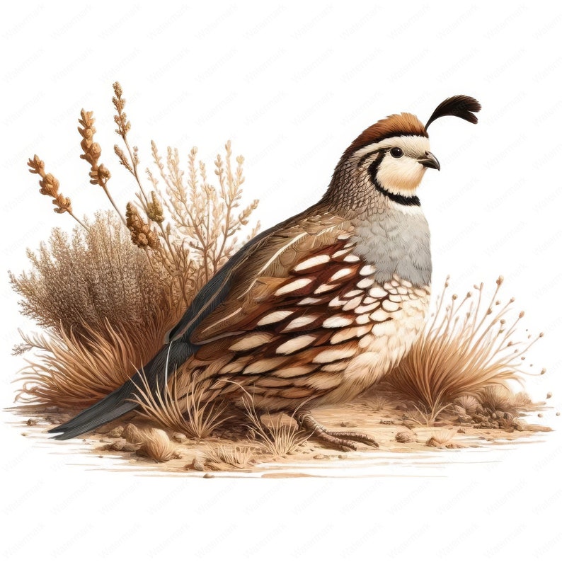 Cute Quail Clipart Bundle | High-quality Bird Art (digital Download) - Etsy