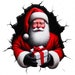 Santa Claus Clipart Bundle: Festive Christmas Art (digital Download) - Etsy