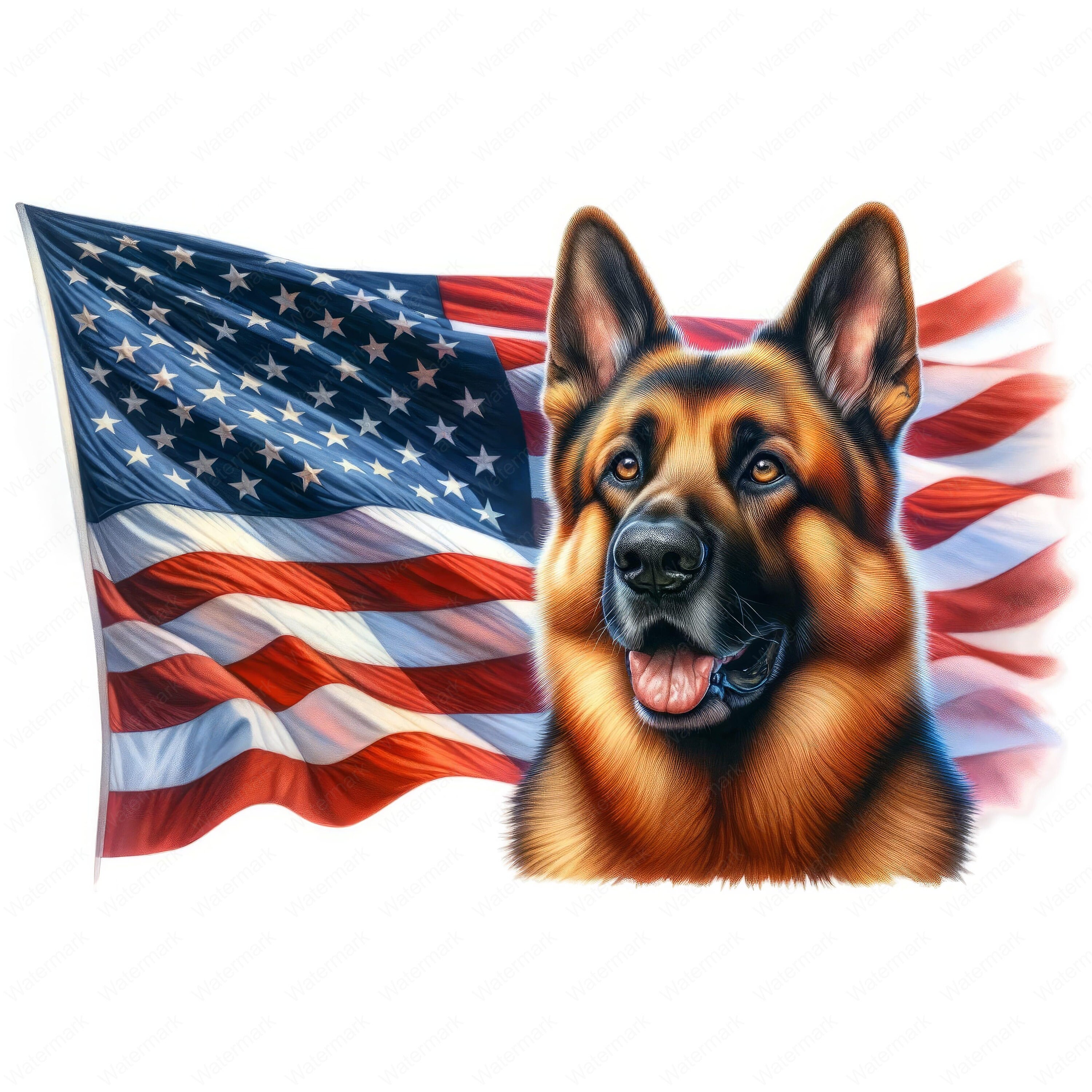 Memorial Day Clipart Bundle: Patriotic Floral Designs (digital Download ...