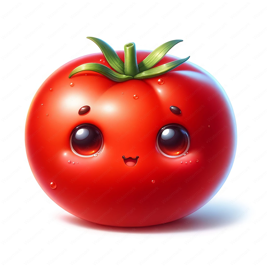 Cute Tomato Clipart Lively Cute Tomato Clipart Bundle 10 High-quality ...