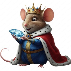 Mouse King Clipart | Classic Mouse King Clipart Bundle | 10 High ...