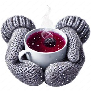 Winter Hot Drinks Clipart | Cozy Winter Hot Drinks Clipart Bundle | 10 ...