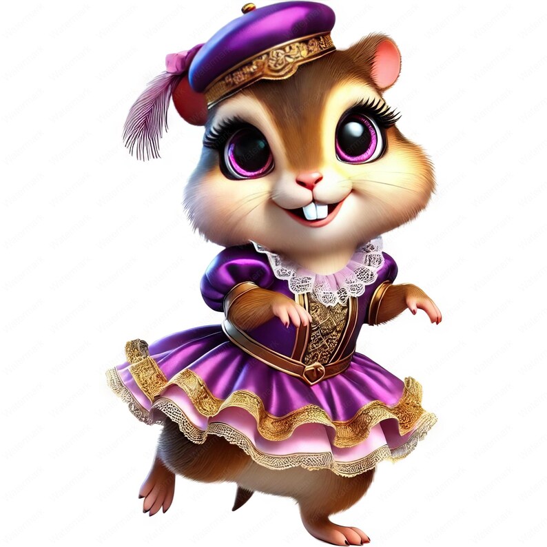 Adorable Gopher Clipart Bundle: Cartoon Animal Art (digital Download ...