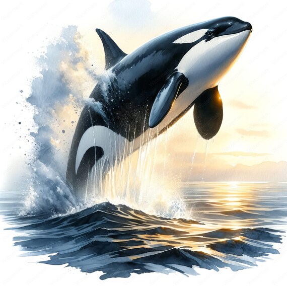 Orca Whale Clipart