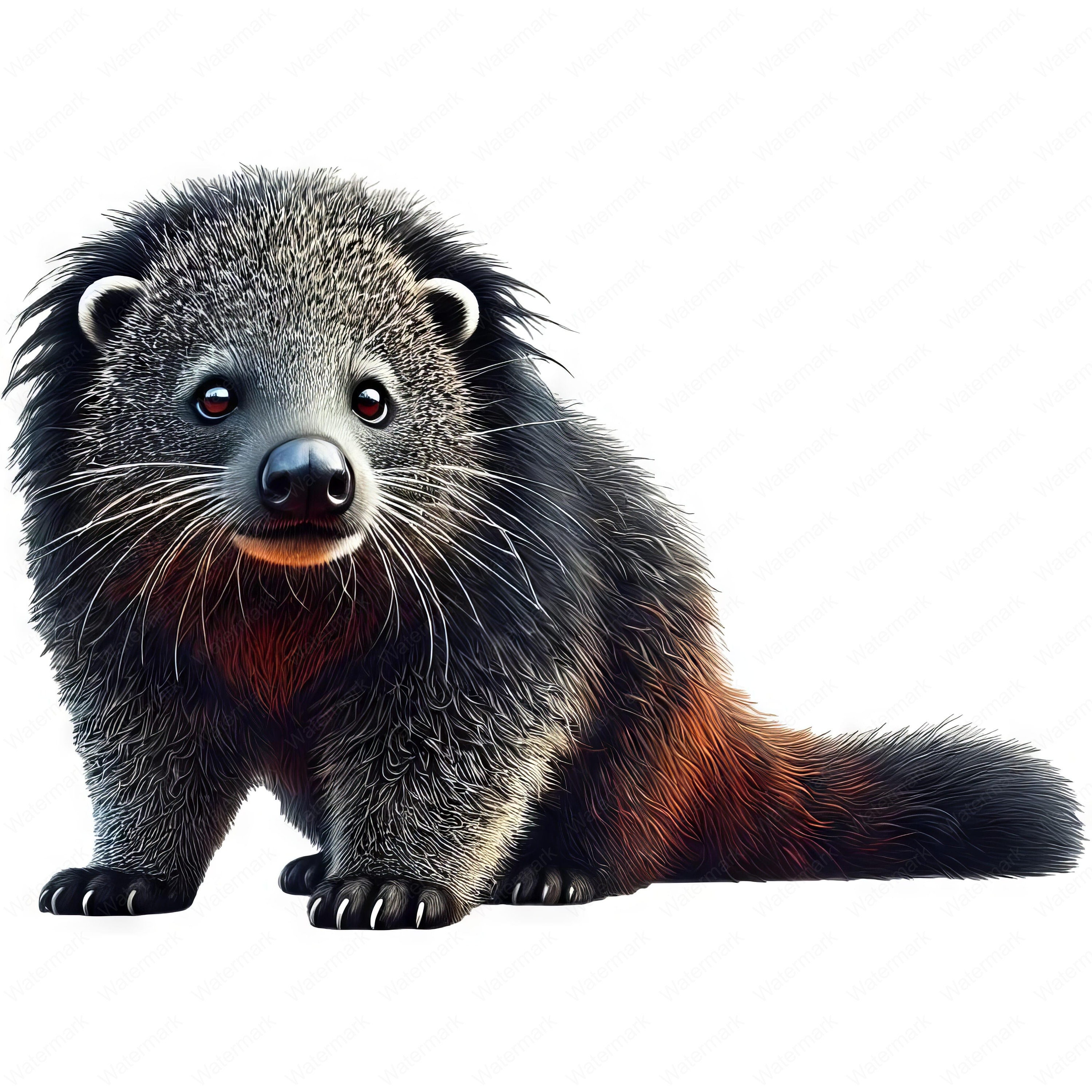 Adorable Binturong Clipart Bundle | Wildlife Art Printables (digital ...