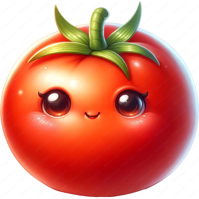Cute Tomato Clipart Bundle | Vegetable Art (digital Download) - Etsy