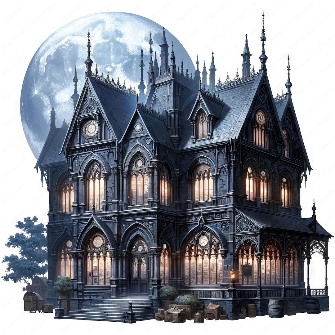 Magic Shop Clipart | Enchanting Moonlit Magic Shop Clipart Bundle | 10 ...