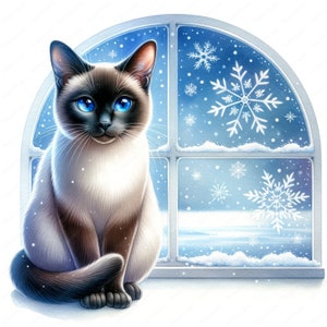 Christmas Cat Clipart Clipart Bundle 05 10 Festive Images Holiday Art ...