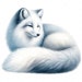 Arctic Fox Clipart Bundle: 10 Wildlife Art Designs (digital Download ...