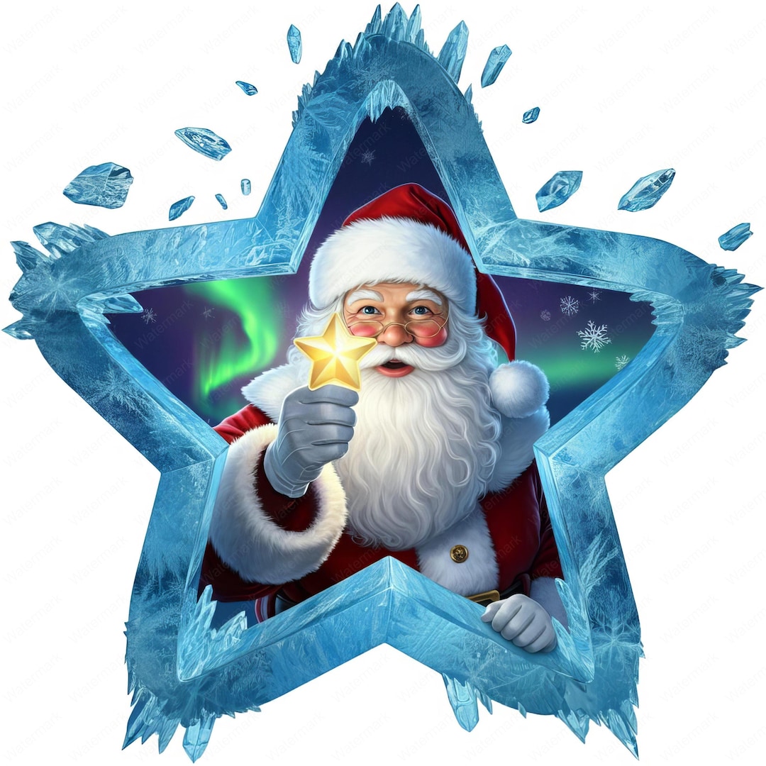 Santa Clipart: Christmas Magic PNG Bundle (digital Download) - Etsy