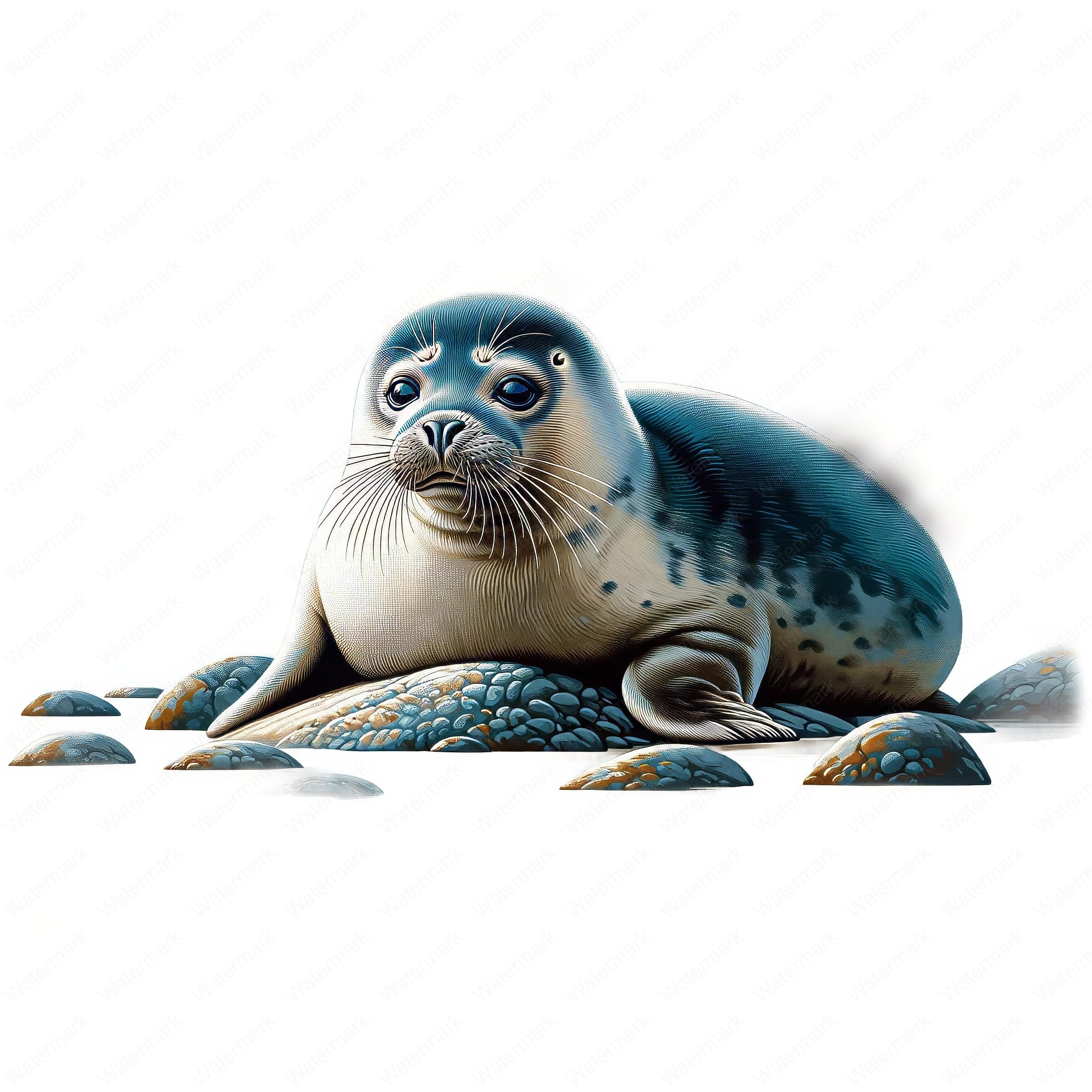 Playful Seal Clipart Bundle: Marine Art Designs (digital Download) - Etsy