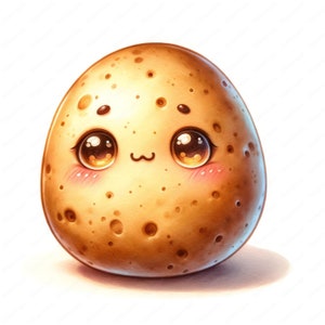 Cute Potato Clipart Adorable Potato Clipart Bundle 10 High-quality ...