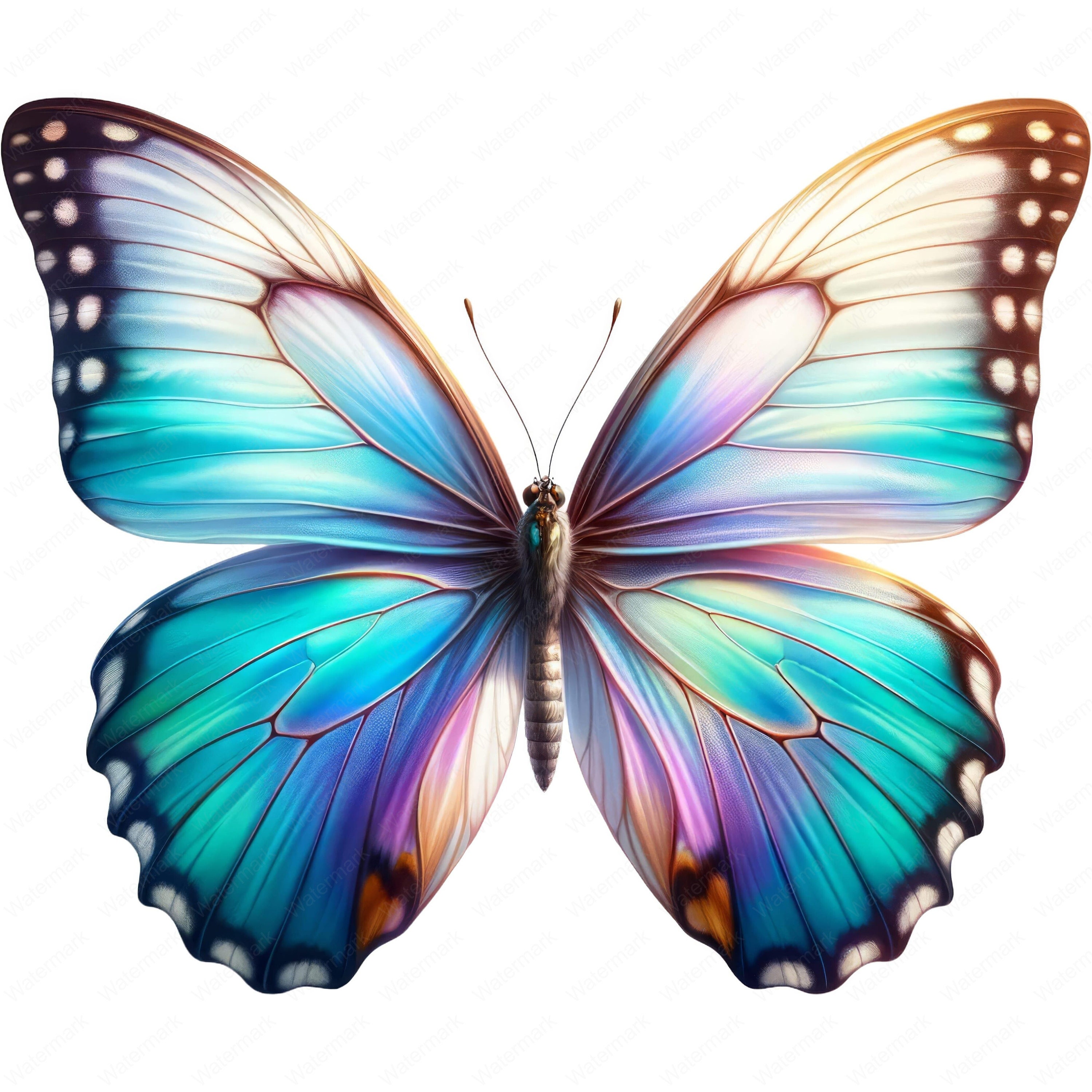 Vivid Butterfly Clipart Bundle | High-quality Insect Art (digital ...