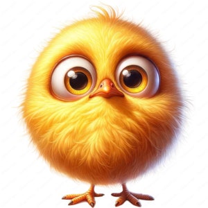 Easter Chick Clipart | Funny Easter Chick Clipart Bundle | 10 High ...