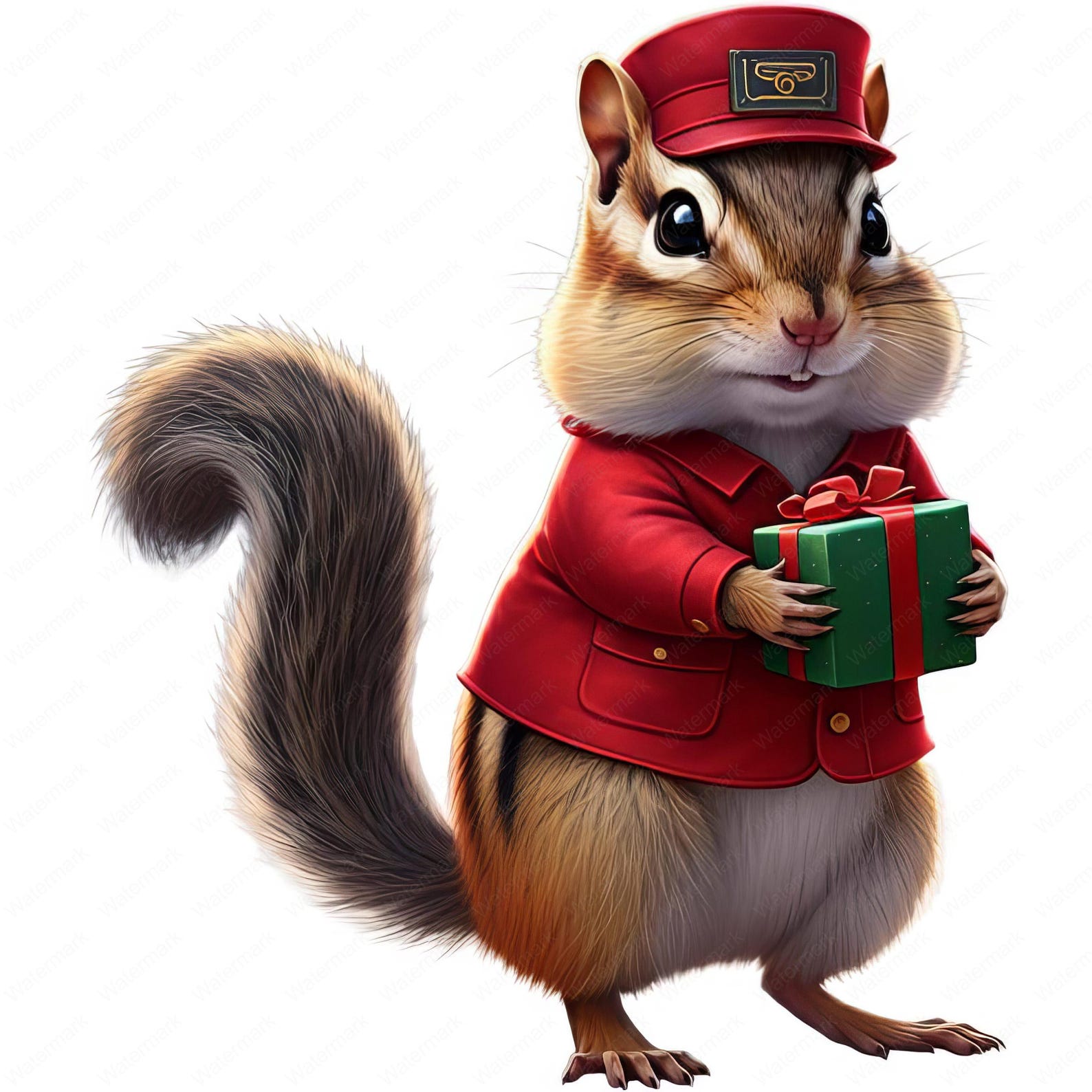 Animal Postman Clipart Bundle: Christmas Delivery Designs (digital ...