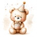Teddy Bear Birthday Clipart Clipart Bundle 10 Adorable Designs Birthday ...