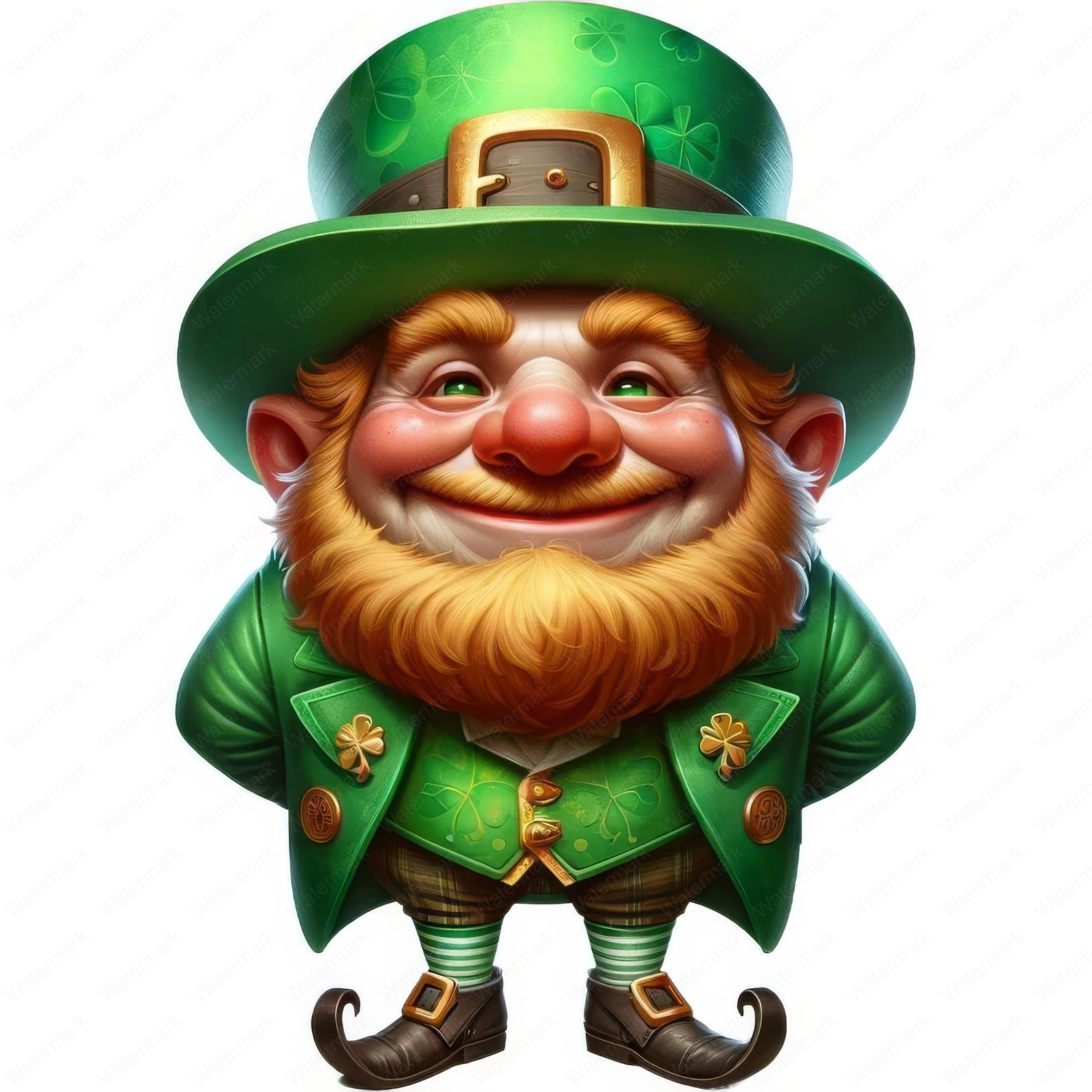Funny Leprechaun Clipart Bundle: St. Patrick's Day Designs (digital ...